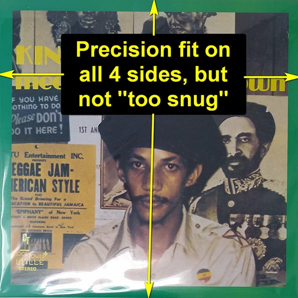 Record Bags - Pack of 100 Polypropylene Crystal Clear LP Bags With ...