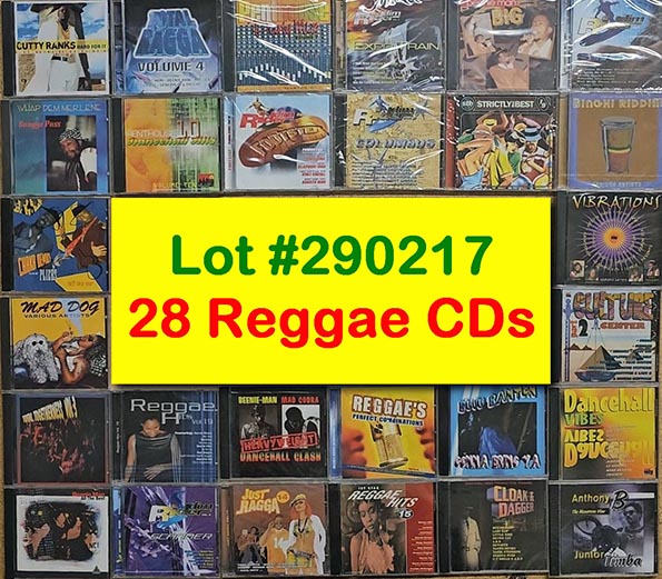 Lot #290217: 28 Reggae CDs (NEW/SEALED)
