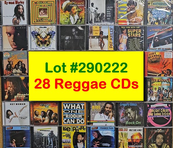 Lot #290222: 28 Reggae CDs (NEW/SEALED)