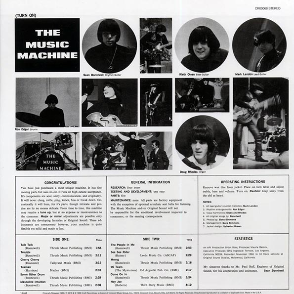 The Music Machine - Turn On The Music Machine