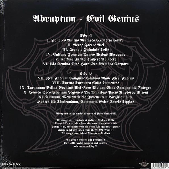 Abruptum - Evil Genius