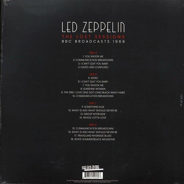 Led Zeppelin - The Lost Sessions: BBC Broadcasts 1969