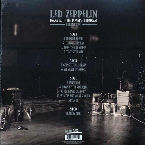 Led Zeppelin - Osaka 1971 Volume 2: The Japanese Broadcast