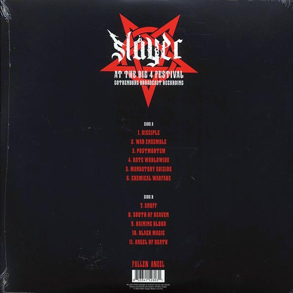 Slayer - At The Big 4 Festival: Gothenburg Broadcast Recording