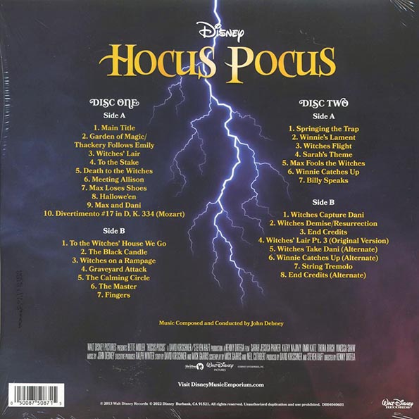 John Debney - Hocus Pocus Original Motion Picture Soundtrack