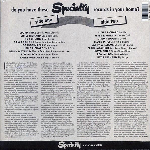 Rip It Up: The Best Of Specialty Records